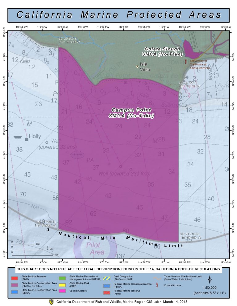 Campus Point SMCA (no-take) – California MPAs